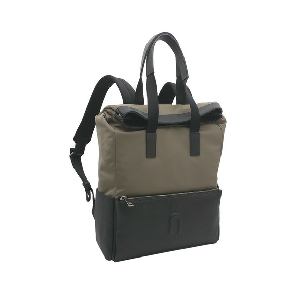 Furla | Bags | Furla Urban Backpack Leather Mocha Black | Poshmark